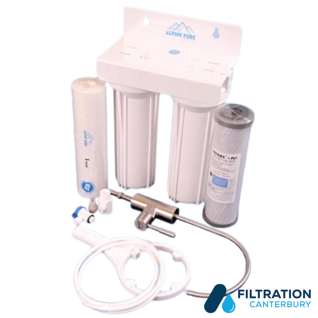 Under bench, Water filter system (Chlorine) | The Oamaru – Water ...